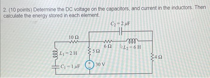 Solved 2 10 Points Determine The Dc Voltage On The 4213