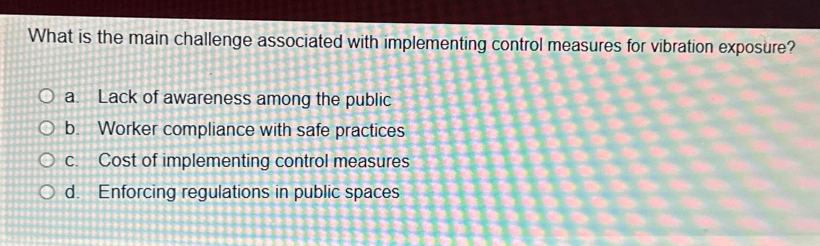 Solved What is the main challenge associated with | Chegg.com