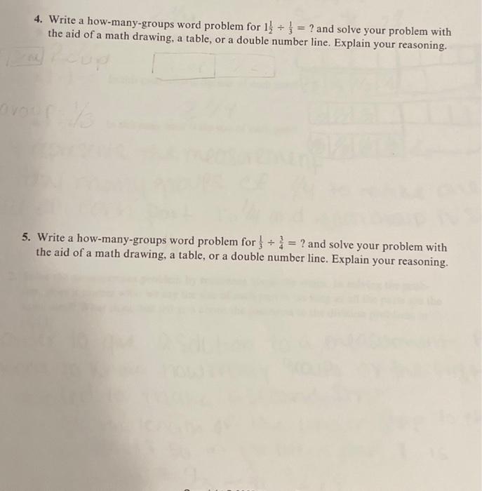 Solved 4 Write A How Many Groups Word Problem For 121÷31