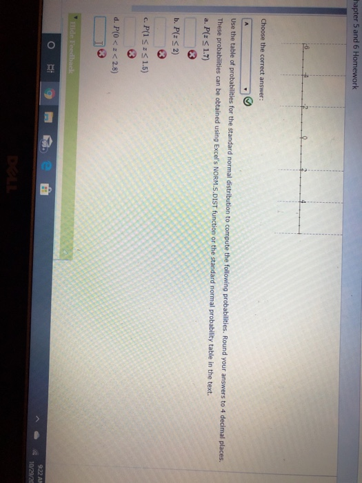 Solved hapter 5 and 6 Homework Choose the correct answer: | Chegg.com