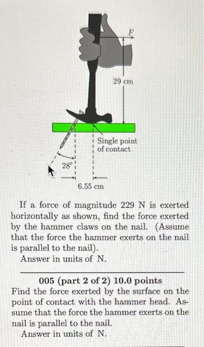 Solved 004 (part 1 of 2 ) 10.0 points The figure shows a | Chegg.com