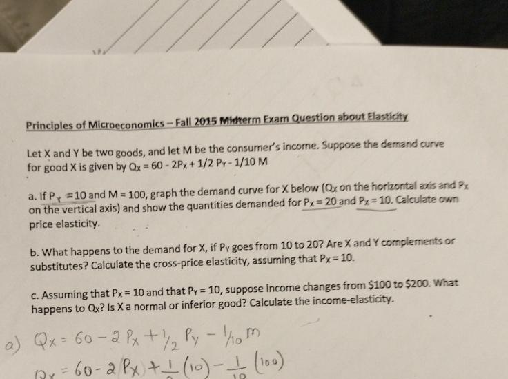 Solved Principles of Microeconomics - ﻿Fall 2015 ﻿Midterm | Chegg.com