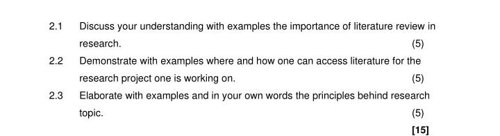 Solved 2.1 Discuss your understanding with examples the | Chegg.com