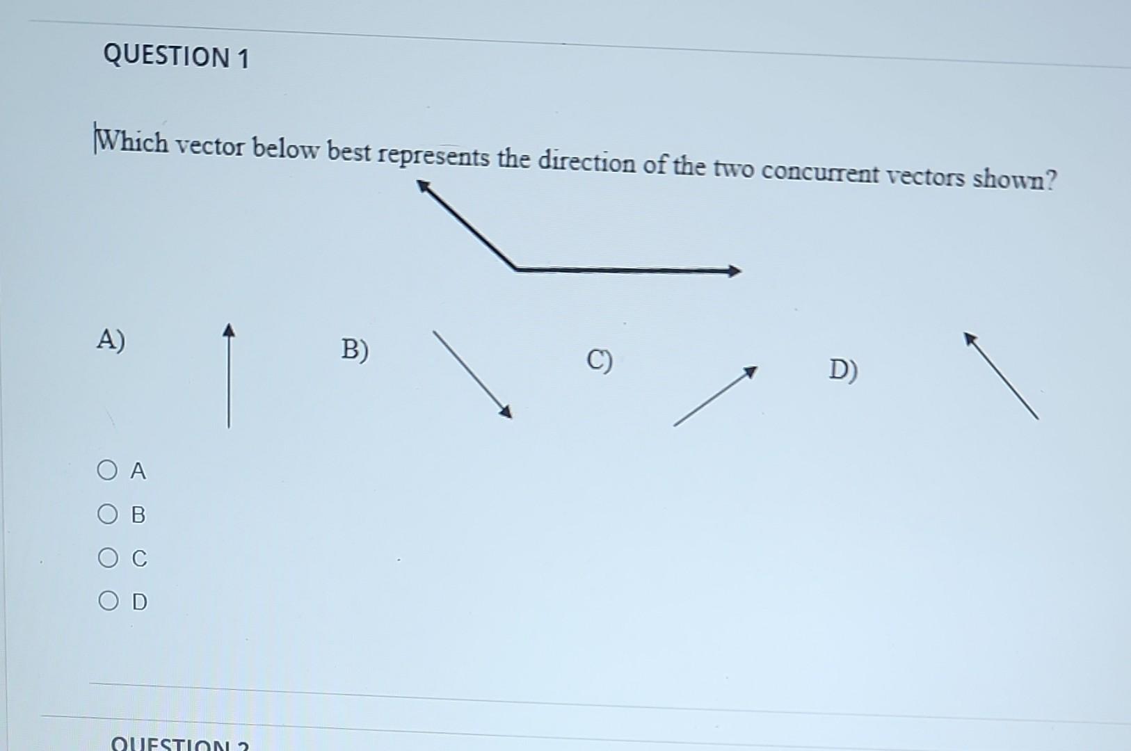 Solved Which vector below best represents the direction of | Chegg.com