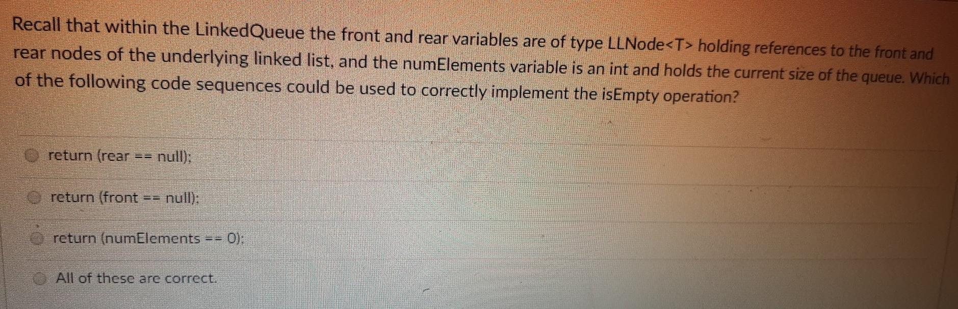 Solved Given that values is of type LLNode and references a | Chegg.com
