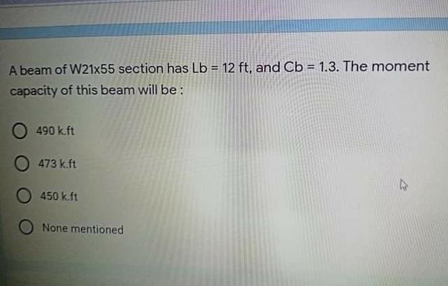 Solved For the section W21x62 the shape factor is equal to: | Chegg.com
