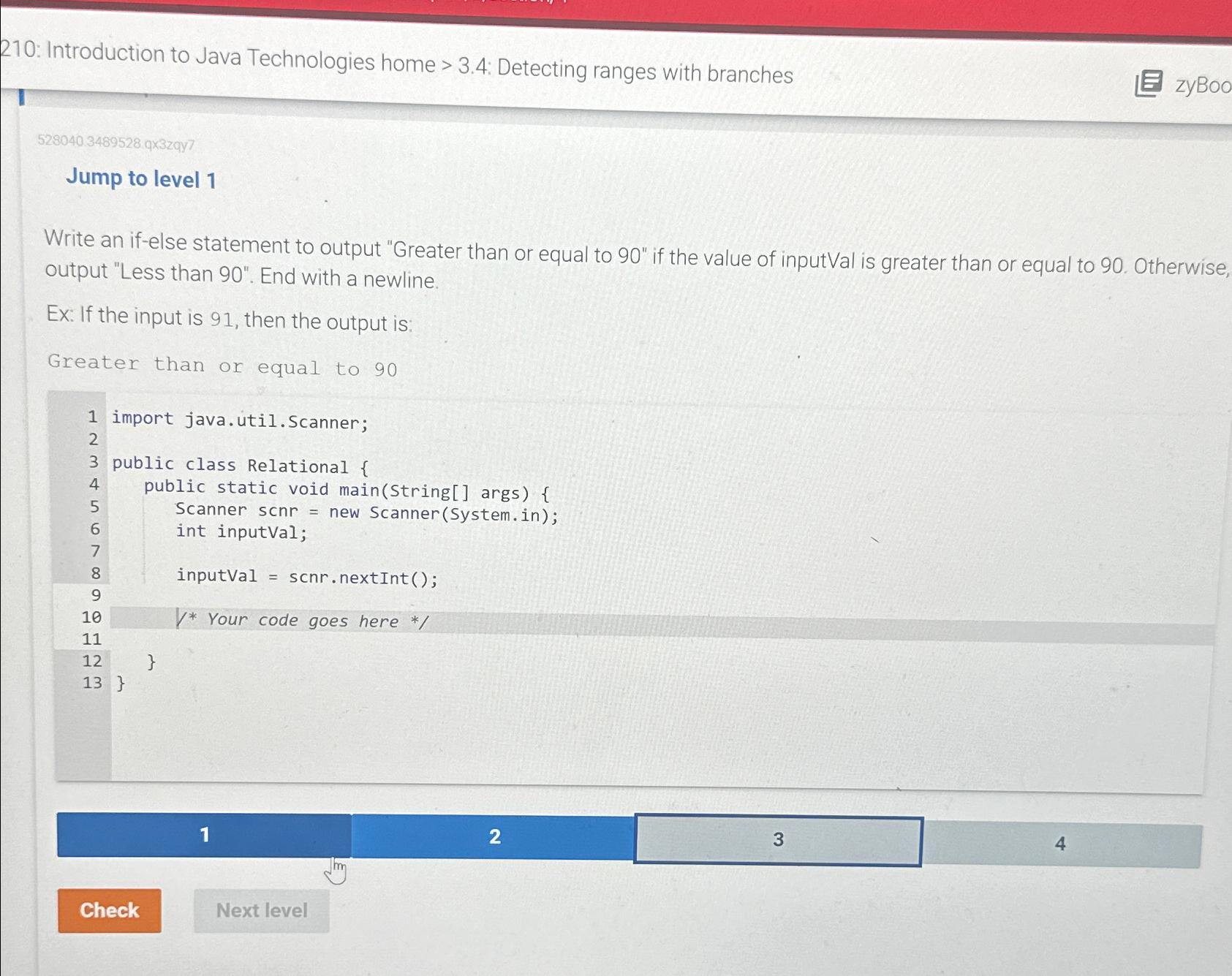 Solved 210: Introduction to Java Technologies home >3.4 ﻿: | Chegg.com