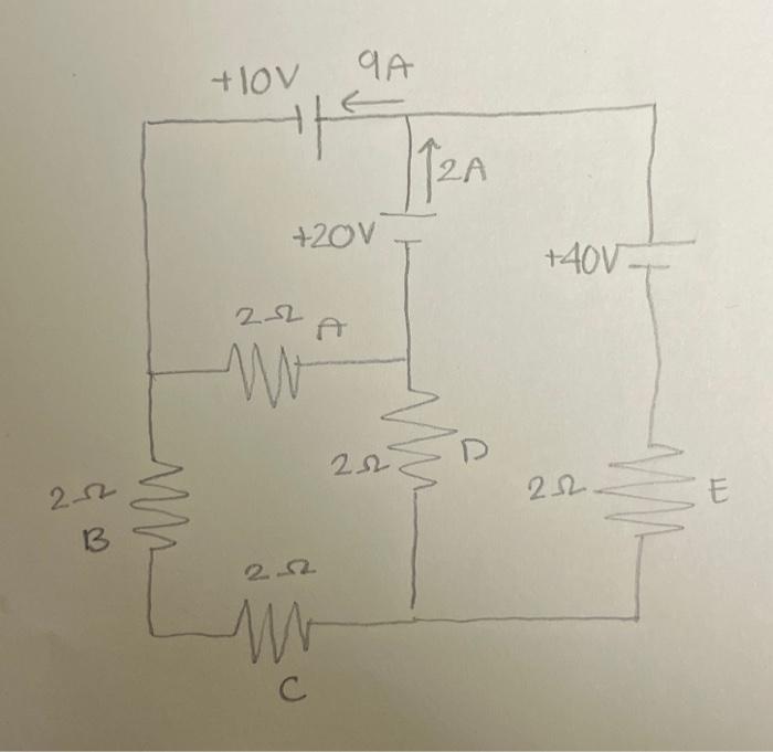 Solved Write The Kirchoffs Loop And Junction Rule Equations 