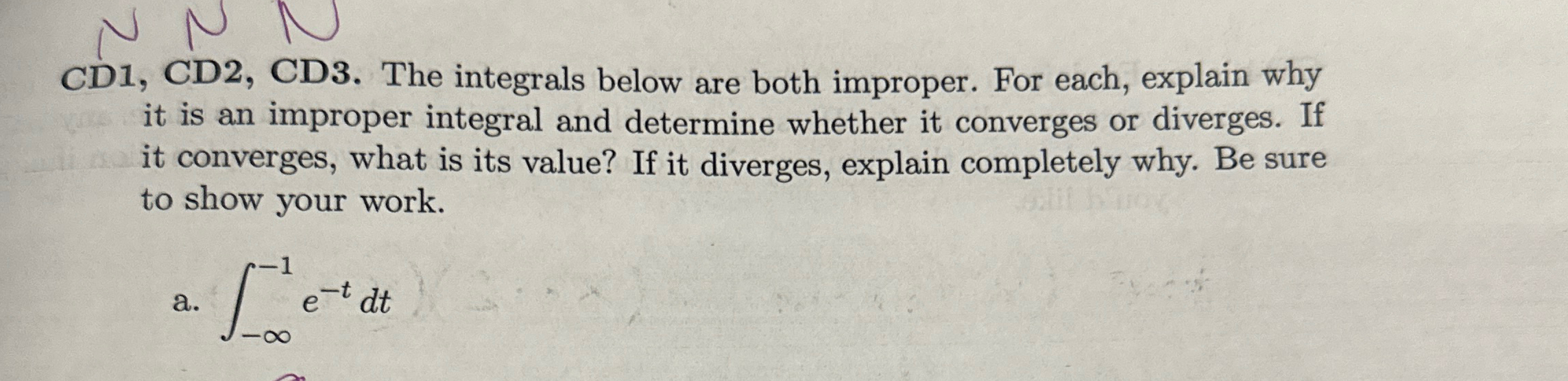 Solved CD1, ﻿CD2, ﻿CD3. ﻿The integrals below are both | Chegg.com