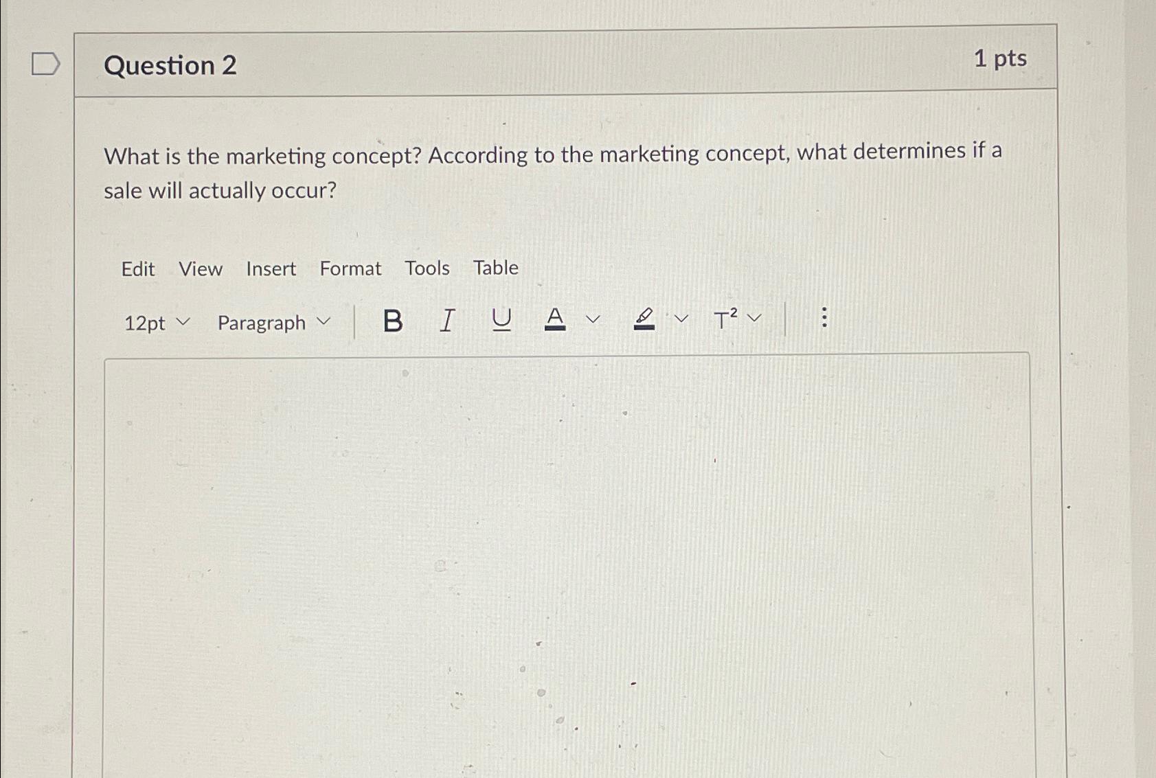 Solved Question 21 ﻿ptsWhat is the marketing concept? | Chegg.com