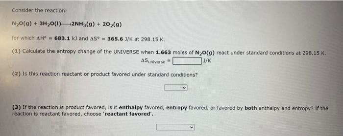 Solved Consider the reaction 4NH3(g)+5O2(g)→4NO(g)+6H2O(g) | Chegg.com
