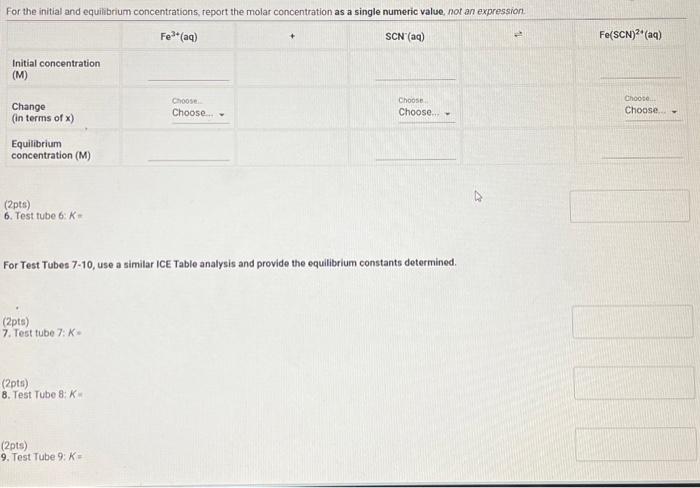 5. Show the ICE Table used to calculate the | Chegg.com