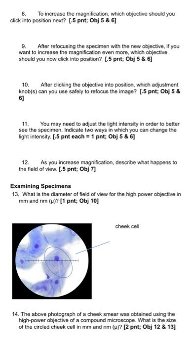Solved Carrying a Microscope 1. A microscope should always | Chegg.com