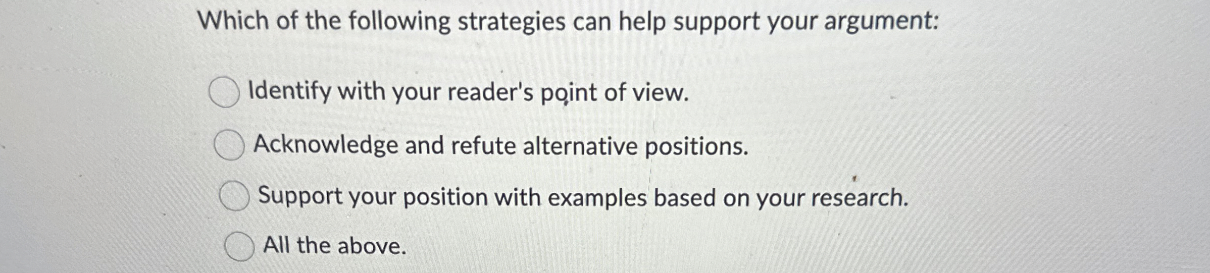 Solved Which of the following strategies can help support | Chegg.com