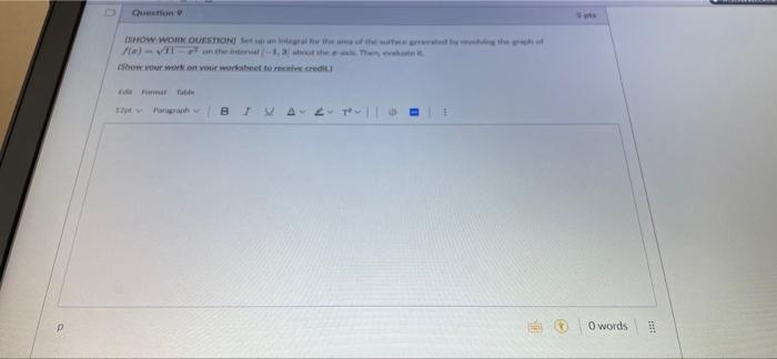 Solved ISHOW WORK QUESTION Show we work on your worksheet to | Chegg.com Solved ISHOW WORK QUESTION Show we work on your worksheet to | Chegg.com