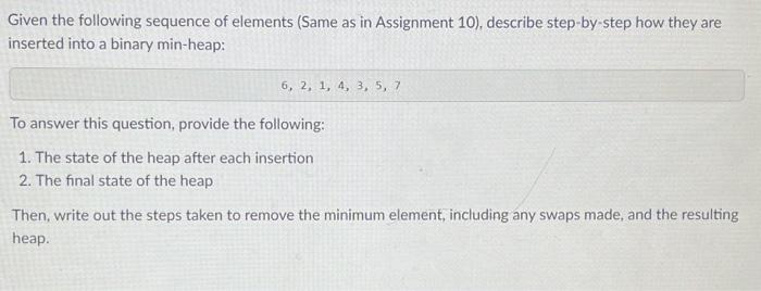 Solved Add To The Following Program A Maxheap Class That