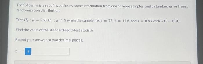 Solved The following is a set of hypotheses, some | Chegg.com