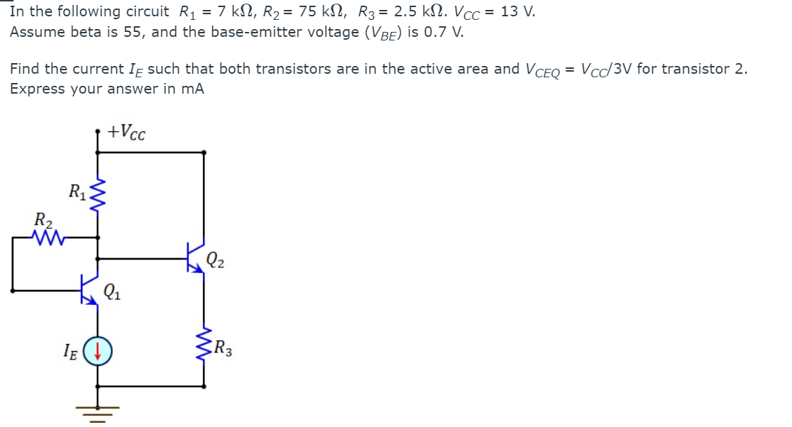Solved In the following circuit | Chegg.com