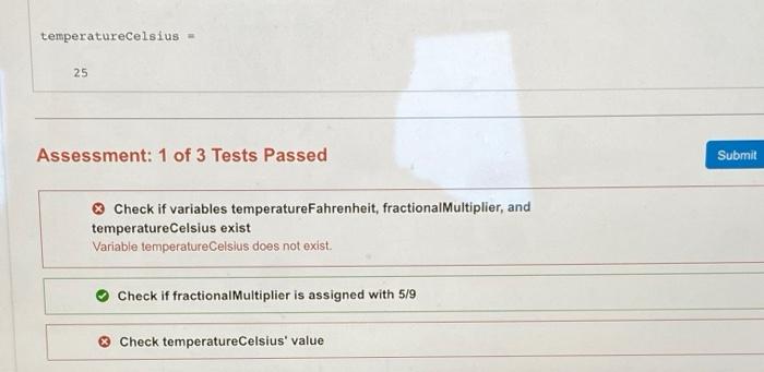 Solved Fahrenheit to Celsius using multiple statements Given | Chegg.com