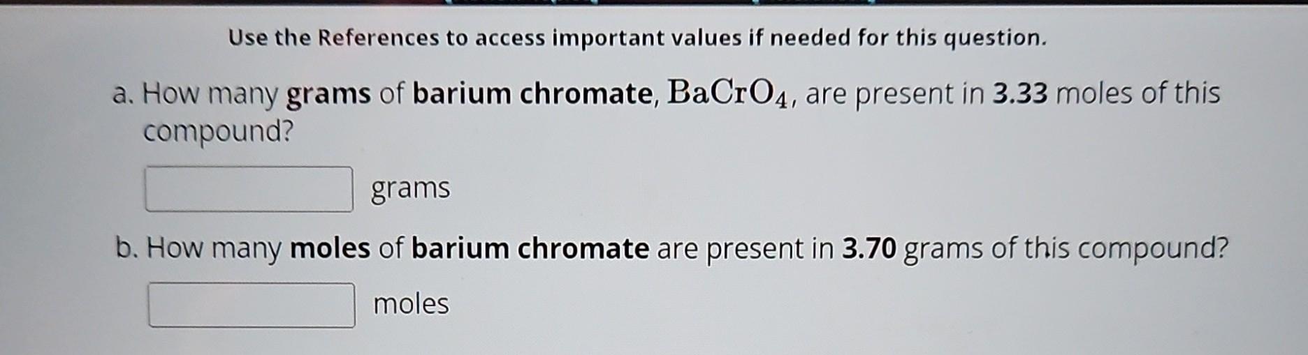 Solved Use the References to access important values if | Chegg.com