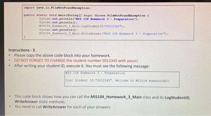 Instructions -3 - Please copy the above code block | Chegg.com