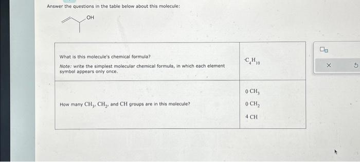 Solved Answer the questions in the table below about this | Chegg.com