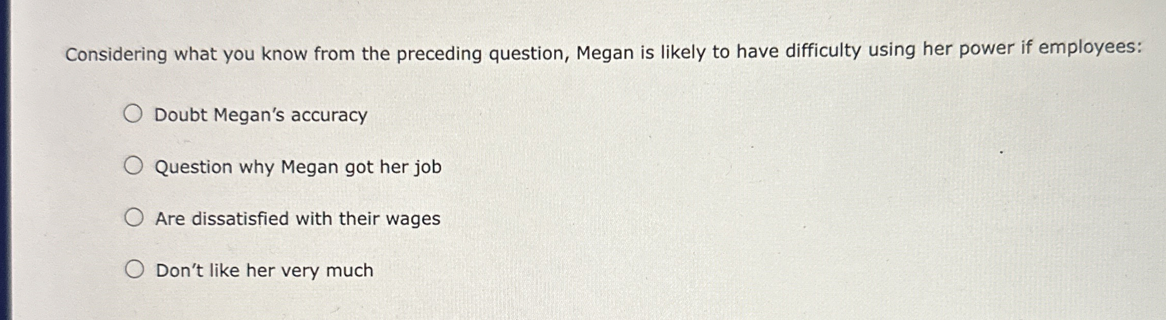 Solved Considering what you know from the preceding | Chegg.com