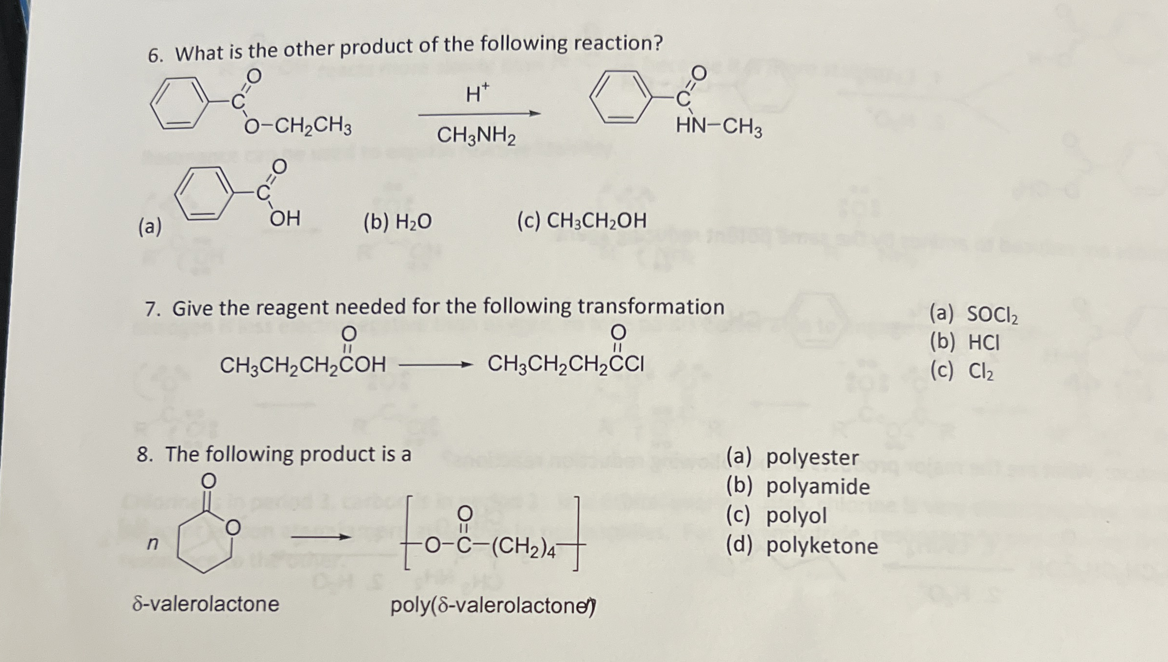 Solved Please answer questions 6-8 ﻿for my study guide! | Chegg.com