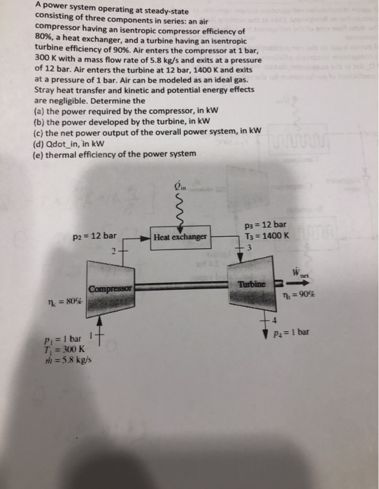 Solved A power system operating at steady-state consisting | Chegg.com