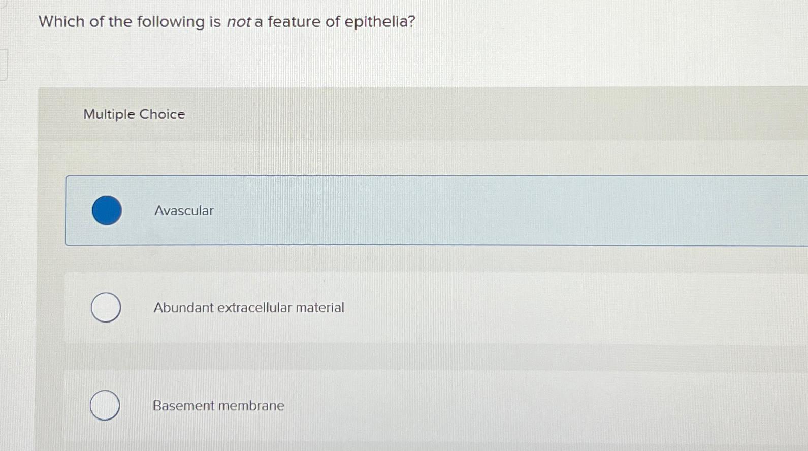 Solved Which of the following is not a feature of | Chegg.com