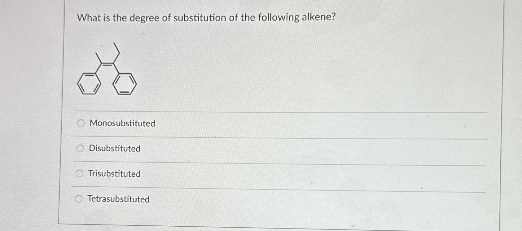 Solved (2)What is the degree of substitution of the | Chegg.com