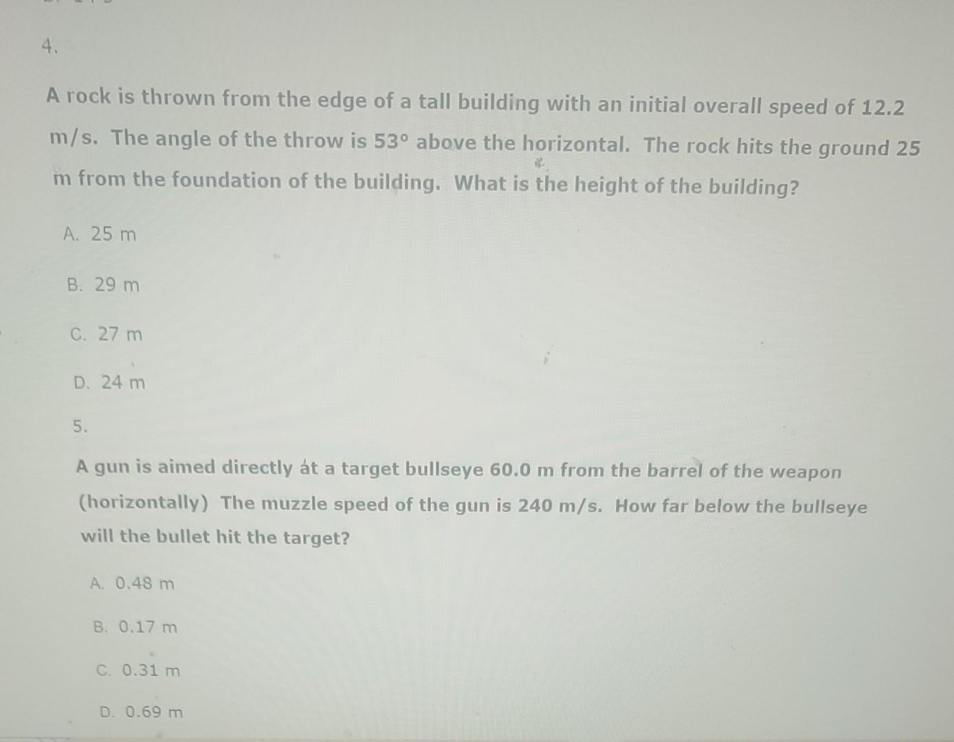 Solved Please answer questions 4 and 5 here. I know it's | Chegg.com