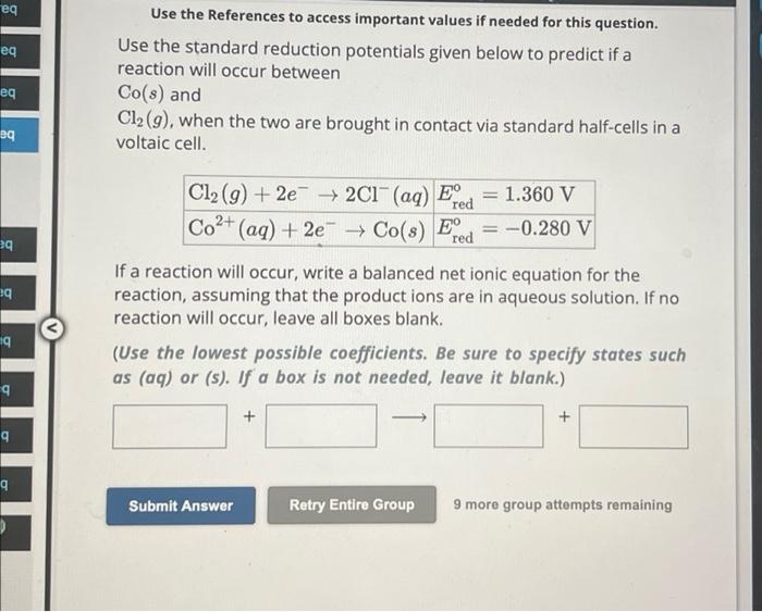 Solved Use the References to access important values if | Chegg.com