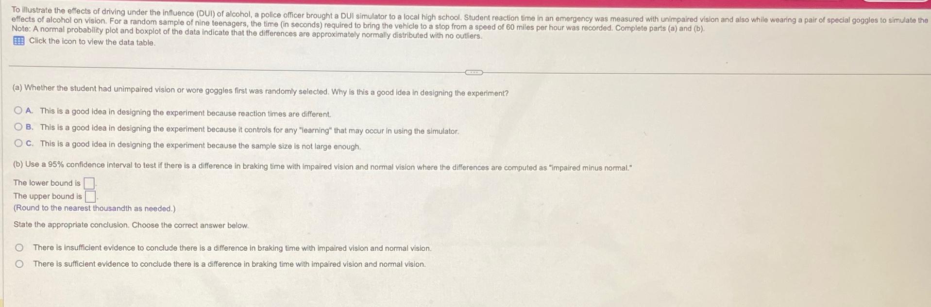 Note: A normal probability plot and boxplot of the | Chegg.com