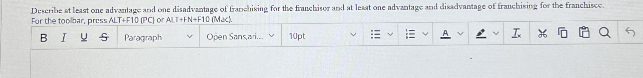 Solved Describe at least one advantage and one disadvantage | Chegg.com