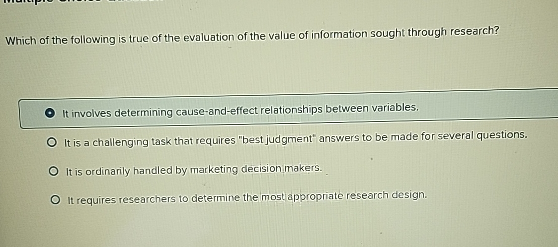 Solved Which of the following is true of the evaluation of | Chegg.com