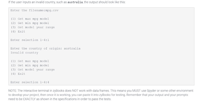 Solved 23.4 PROJECT 4: Using Pandas for data analysis and | Chegg.com