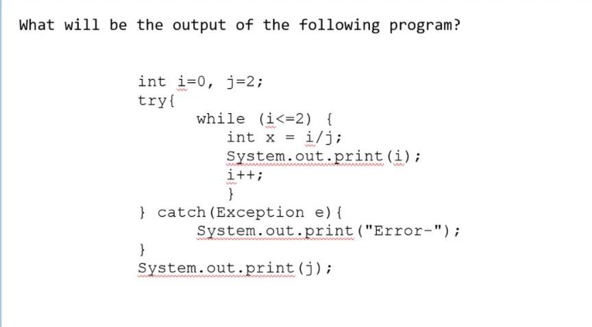 Solved What will be the output of the following program? int | Chegg.com