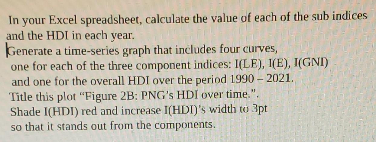 In your Excel spreadsheet, calculate the value of | Chegg.com