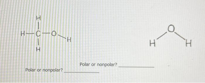 Solved 6. For each of the four molecules below, complete the | Chegg.com
