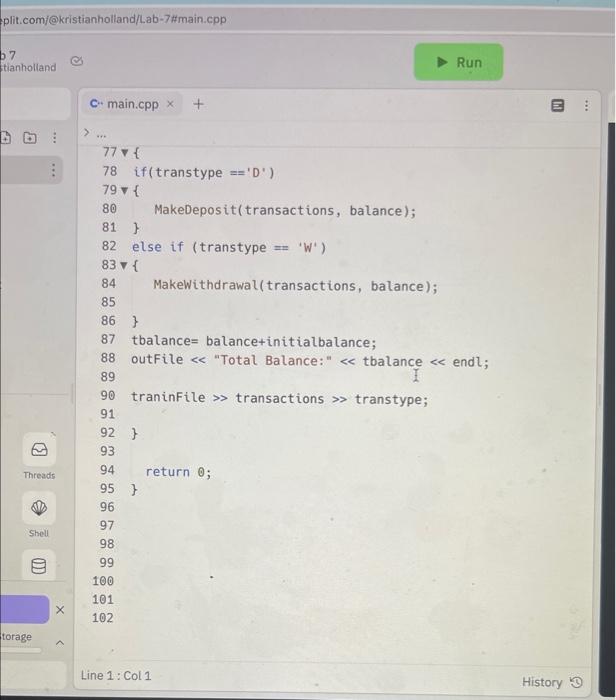 Solved For the programming problem below, submit an | Chegg.com