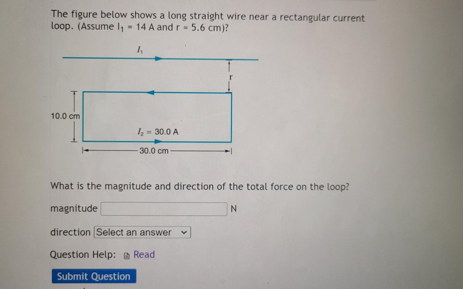 Solved The figure below shows a long straight wire near a | Chegg.com