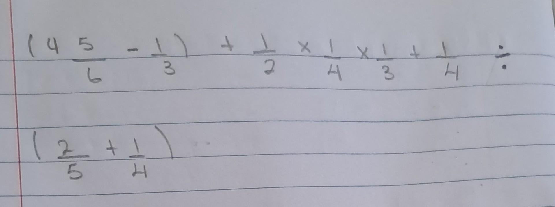 Solved (465−31)+21×41×31+41÷(52+41) | Chegg.com