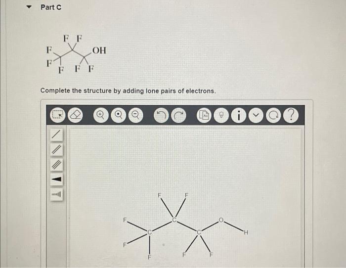 Solved modify the following drawings to show all lone pairs. | Chegg.com