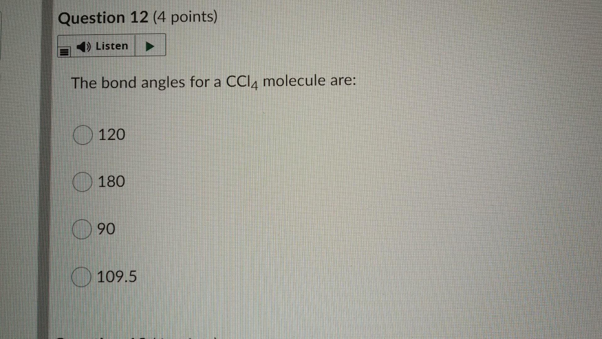Solved Question 12 (4 points)