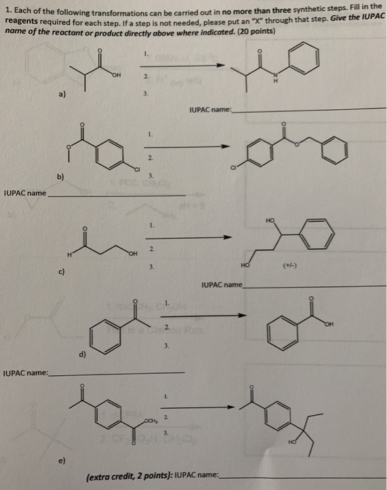 Solved Each of the following transformations can be carried | Chegg.com