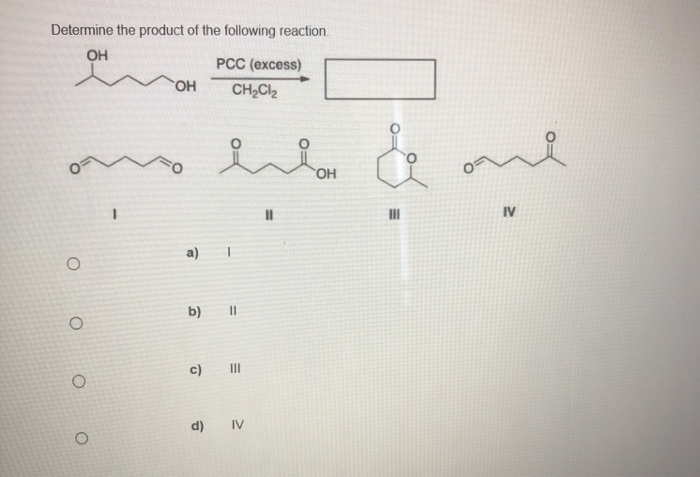 Solved Determine the product of the following reaction. OH | Chegg.com