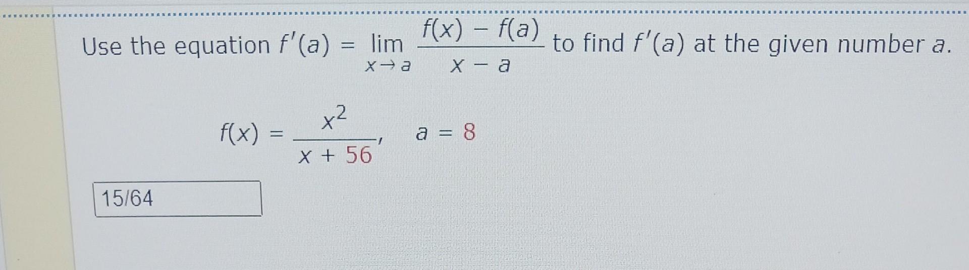 Solved Consider the following. f(x)=x4−4x3+4x2 Find f′(x) | Chegg.com