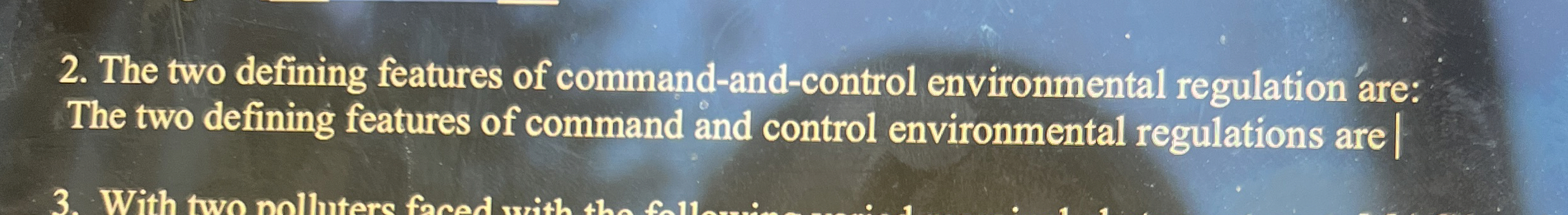 High Quality SOLUTION The two defining features of command-and-control | Chegg.com