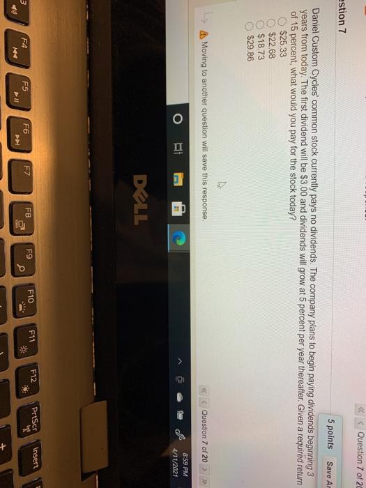 Solved Question 7 of 2 estion 7 5 points Save A Daniel | Chegg.com Solved Question 7 of 2 estion 7 5 points Save A Daniel | Chegg.com